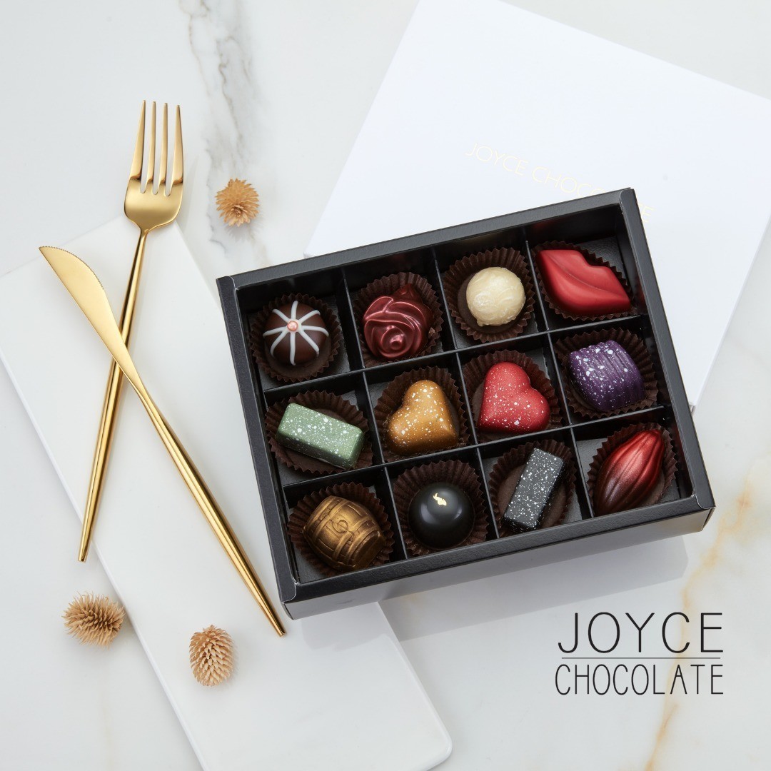 JoyceChocolate :: 產品介紹 :: 綜合手製巧克力禮盒(12顆入) | Joyce Chocolate